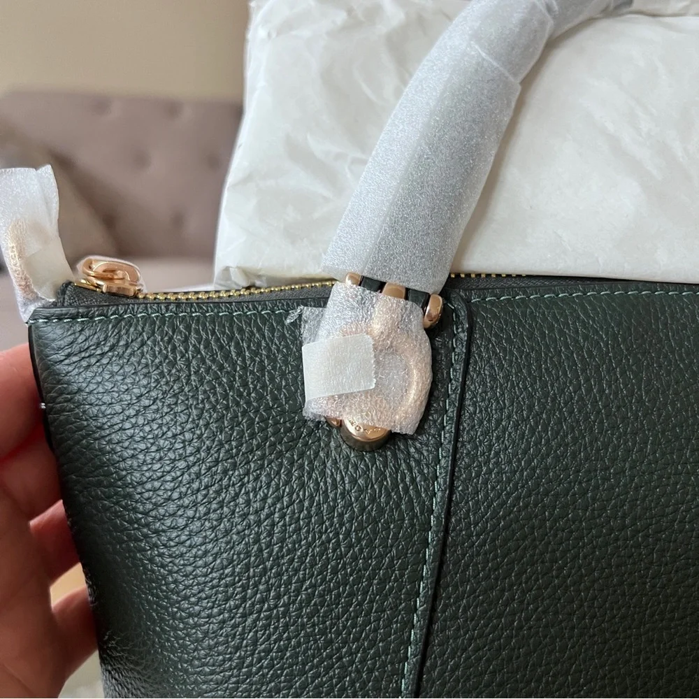 Coach | Bags | Coach Kacey Satchel Crossbody Bag Amazon Green | Poshmark